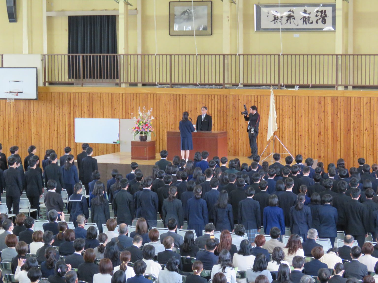 桜咲く～入学式～ | 長野県松本深志高等学校